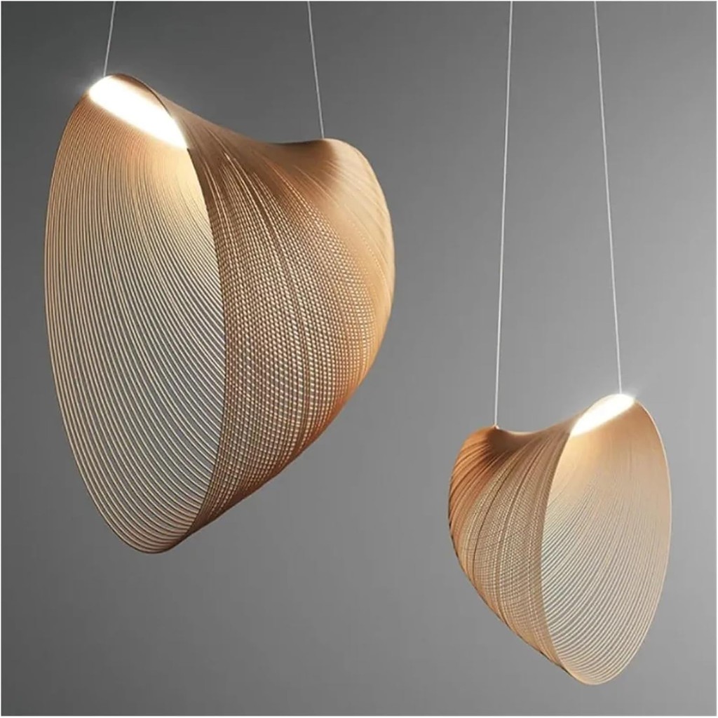 Post Modern LED Wooden Chandelier Pendant Lights LED Light Pendant ...