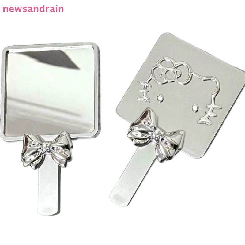newsandrain Cartoon Hello Kitty Handheld Mirror Girl Square Shape ...