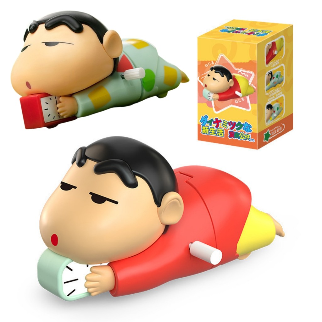 Crayon Shin-Chan Clockwork Crawling Toys Kawaii Anime Desktop Ornaments ...