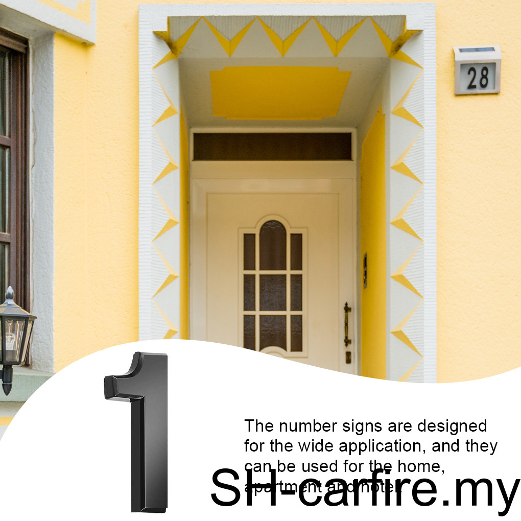 1/2/3/5 House Numbers ple Numerical Marks Accessories Exquisite Number ...
