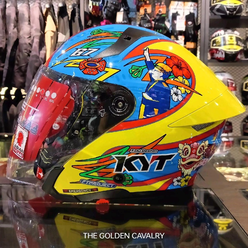 KYT TTR JET MERDEKA 67 ECE 22.06 HELMET | Shopee Malaysia