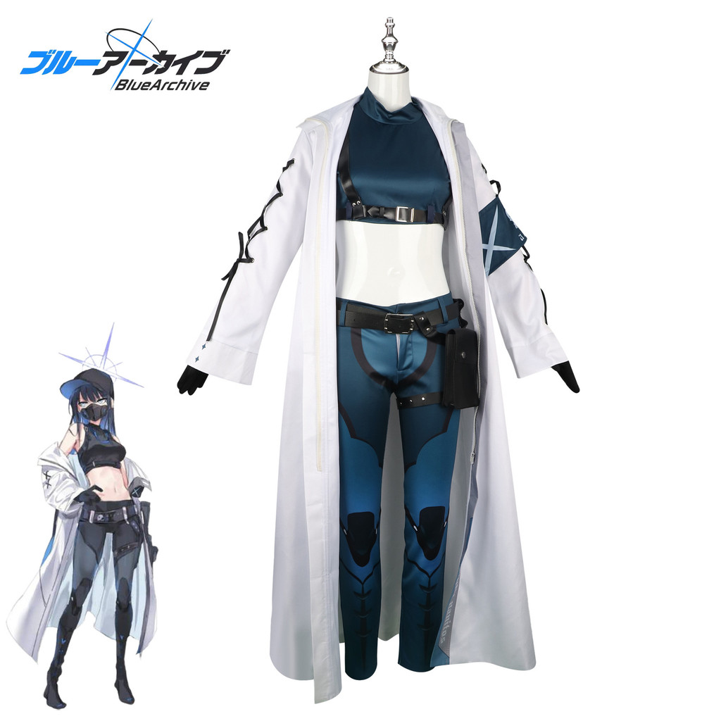 Blue Archive cosplay costume, sandpaper set in front of the palace ...