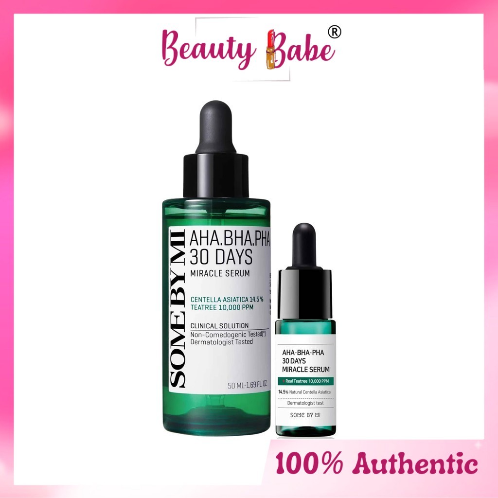 SOME BY MI AHA BHA PHA MIRACLE SERUM 14ml / 50ml [Beauty Babe] | Shopee Malaysia