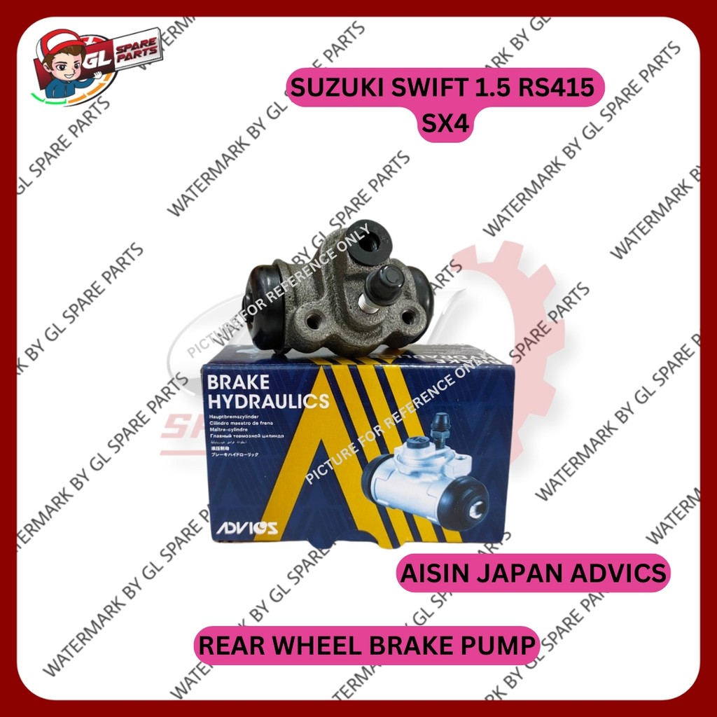 REAR BRAKE PUMP WHEEL CYLINDER (ADVICS AISIN JAPAN) SUZUKI SWIFT 1.5 ...
