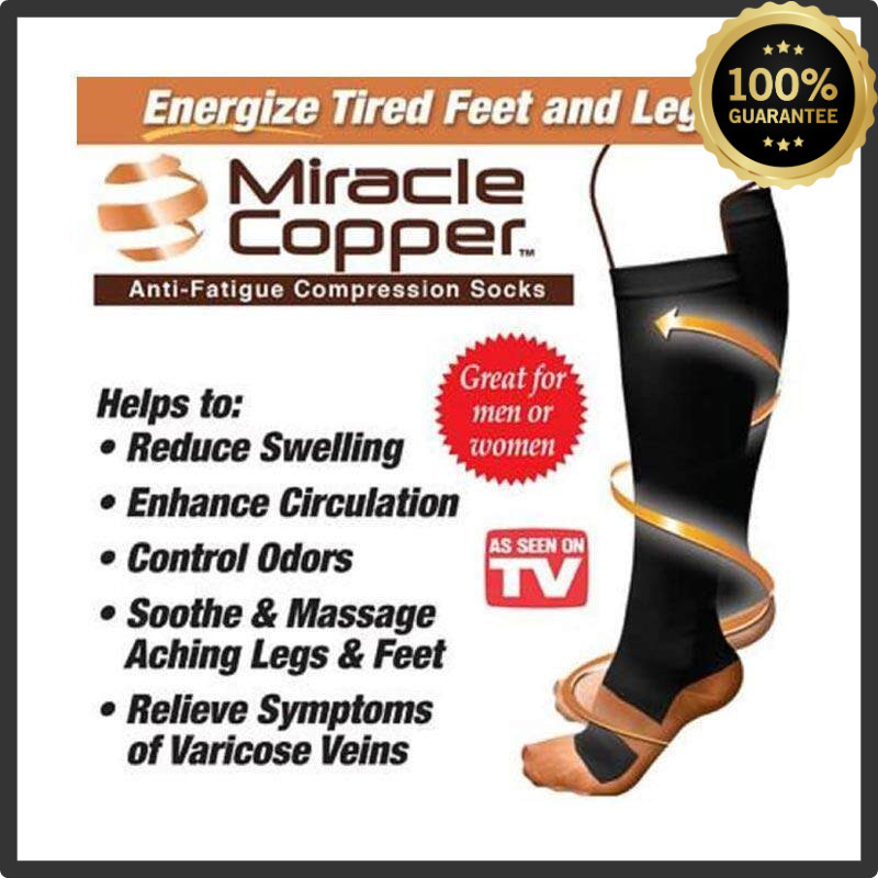 Anti-Fatigue Compression Socks Sport Foot flight socks Pain Relief ...