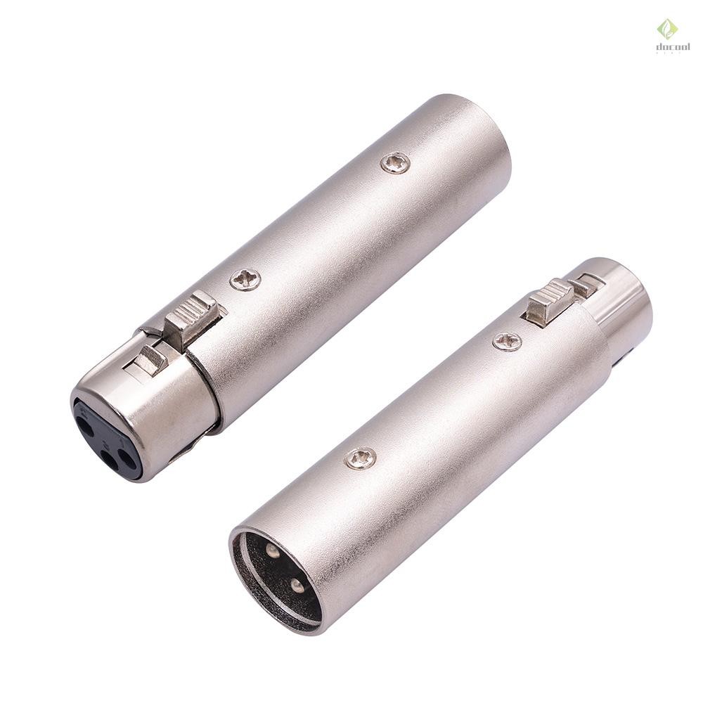 2pcs XLR Adapter XLR Male To Female Adapter XLR Female to Male ...