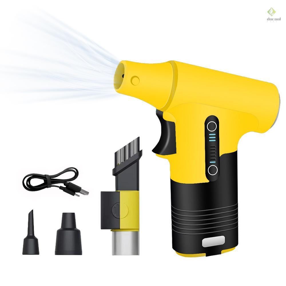 Electric Air Duster 130000RPM Mini Turbo Fan Blowing and Suction Dual ...