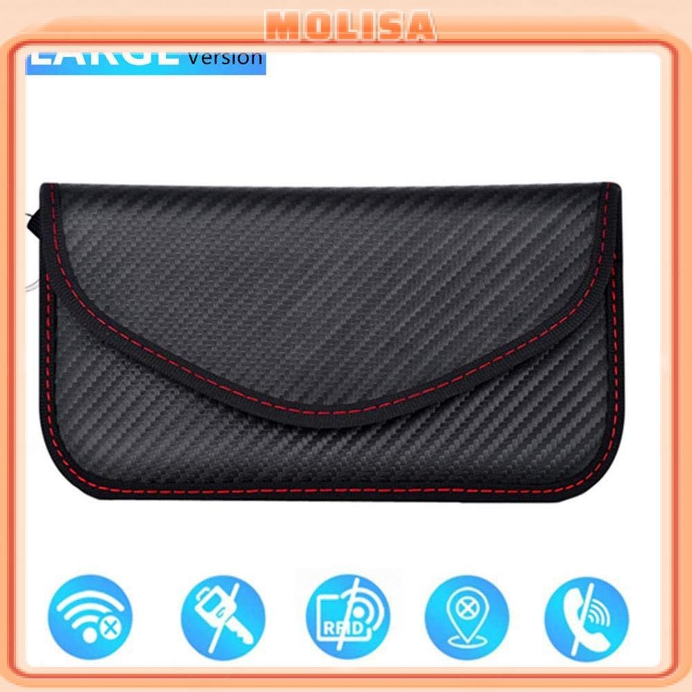 Signal Blocking Bag, Faraday Bag Shield Cage Pouch Wallet Phone Case ...