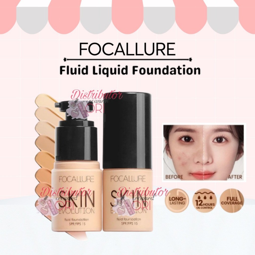 Focallure Full Coverage Oil-control Fluid Foundation | Original ...