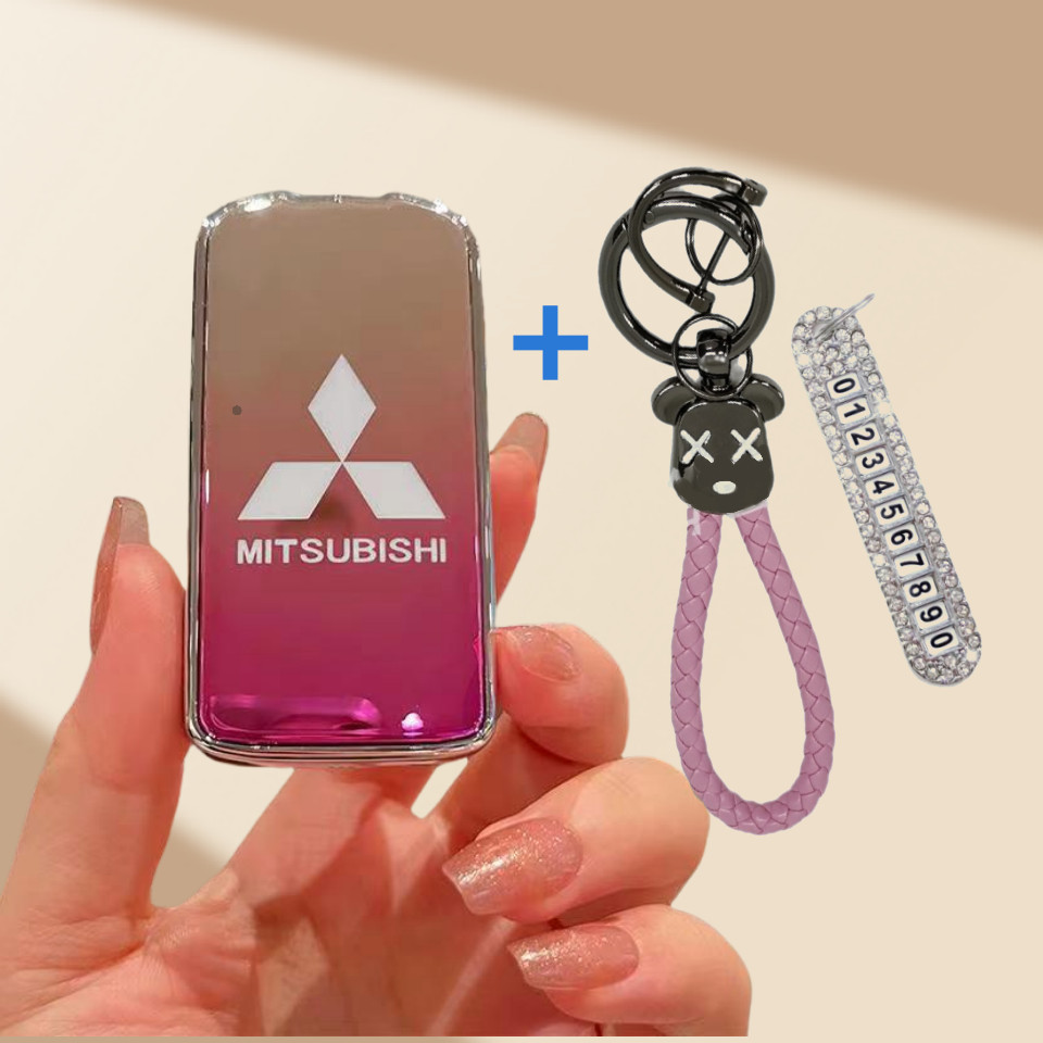 Key Fob Cover For Mitsubishi 3 Buttons For Outlander For Lancer For ...