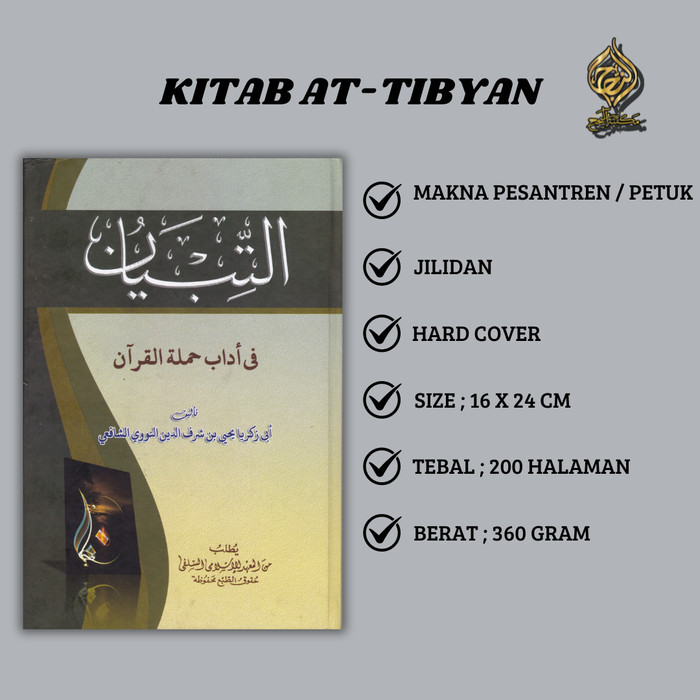 The Book Of AT-TIBYAN/TIBYAN Meaning Of Islamic Boarding School/PETUK ...