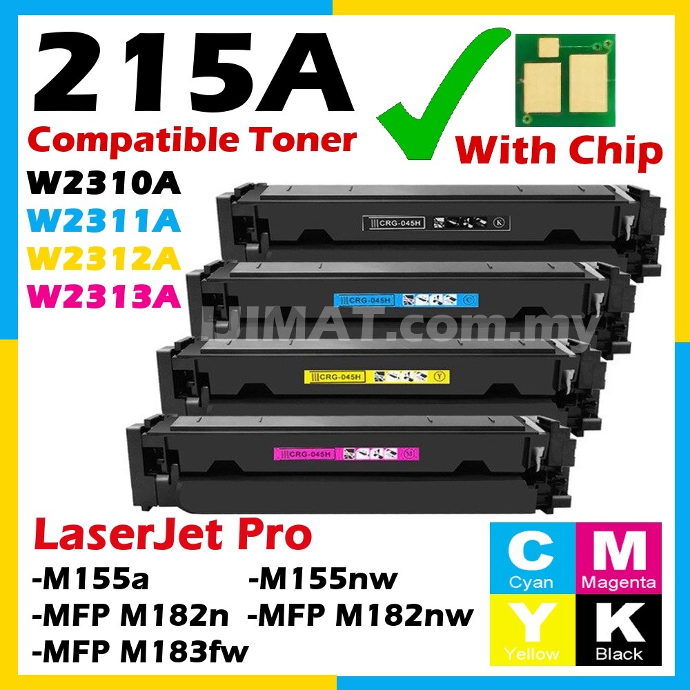 With Chip 215A W2310A W2311A W2312A W2313A Compatible Toner HP Color ...