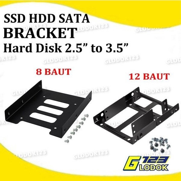 Bracket Bracket Bracket Bracket Harddisk SSD HDD Holder 2.5 To 3.5 Inch ...