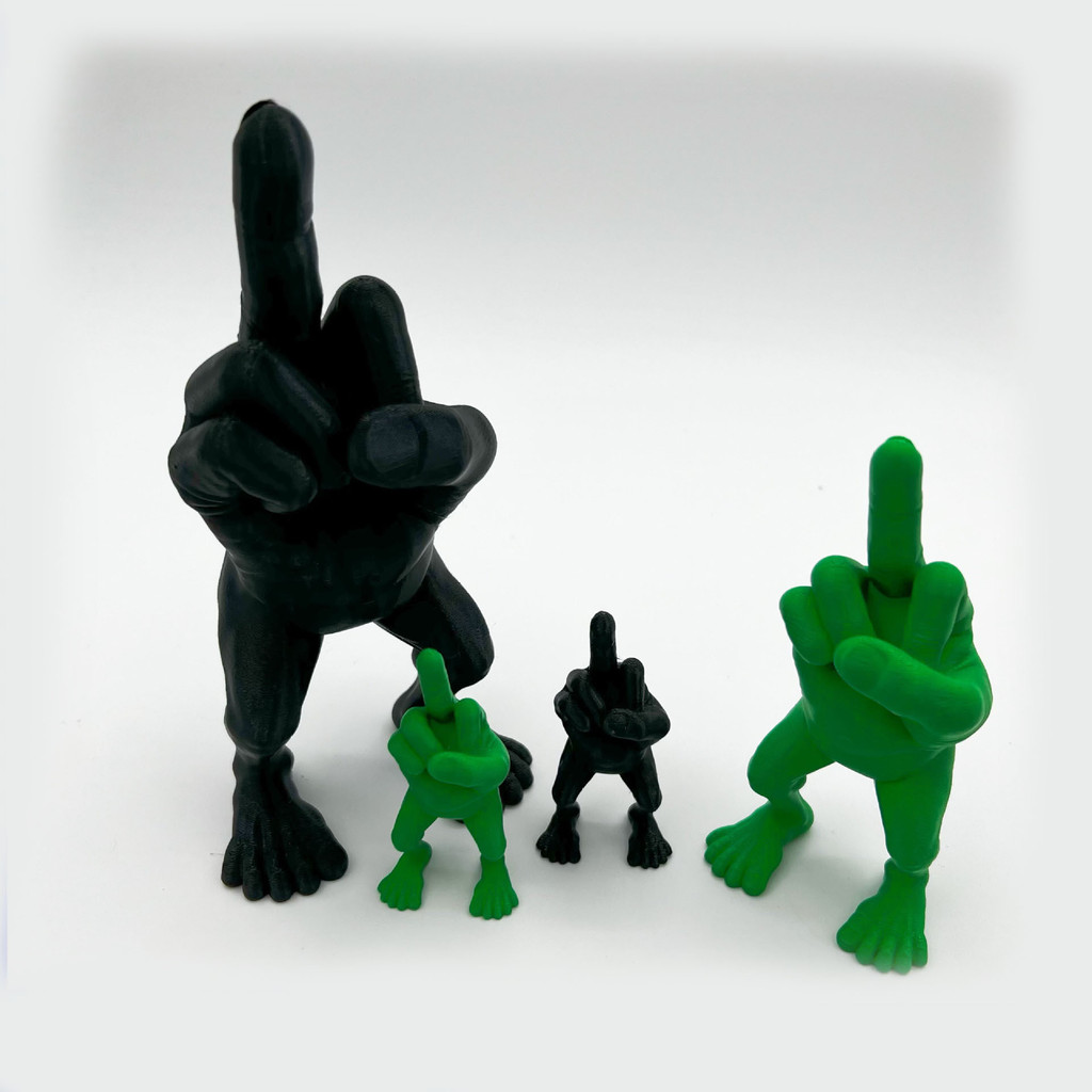 New 3D printed finger toy model hand ornaments middle finger ...