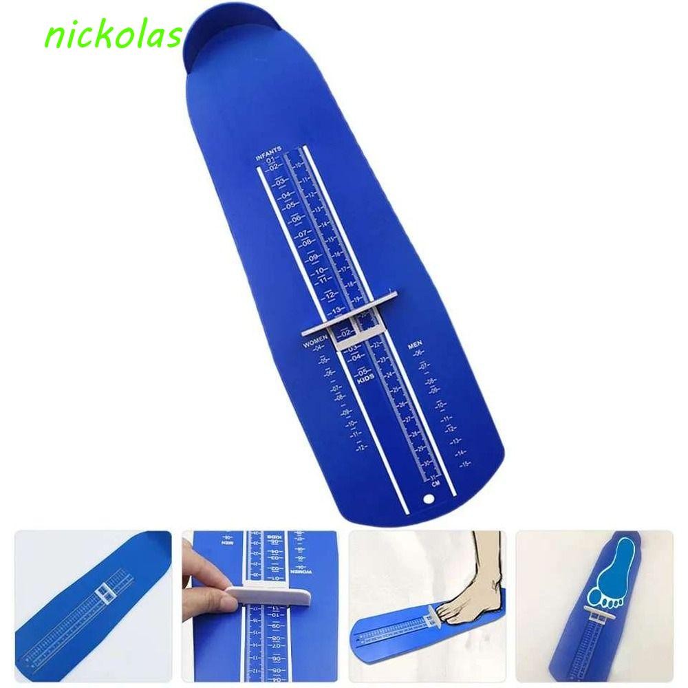 NICKOLAS Foot Measure Gauge Useful Multi-function Plastic Adjustable ...