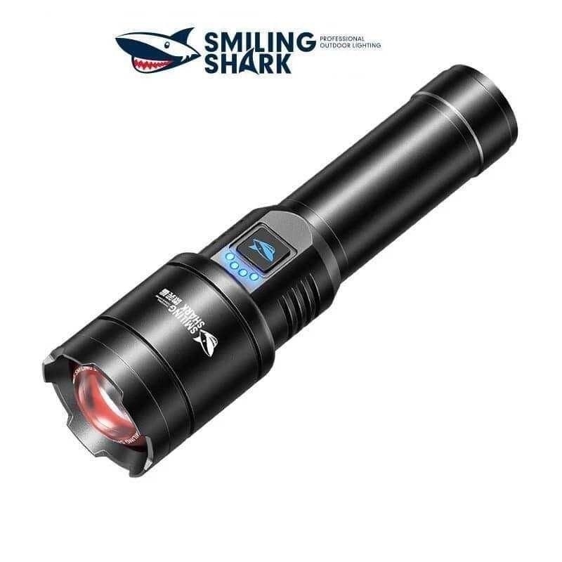 Original Smiling Shark Super Bright Torch Light Led M80 5000lm High Power Flashlight USD ...