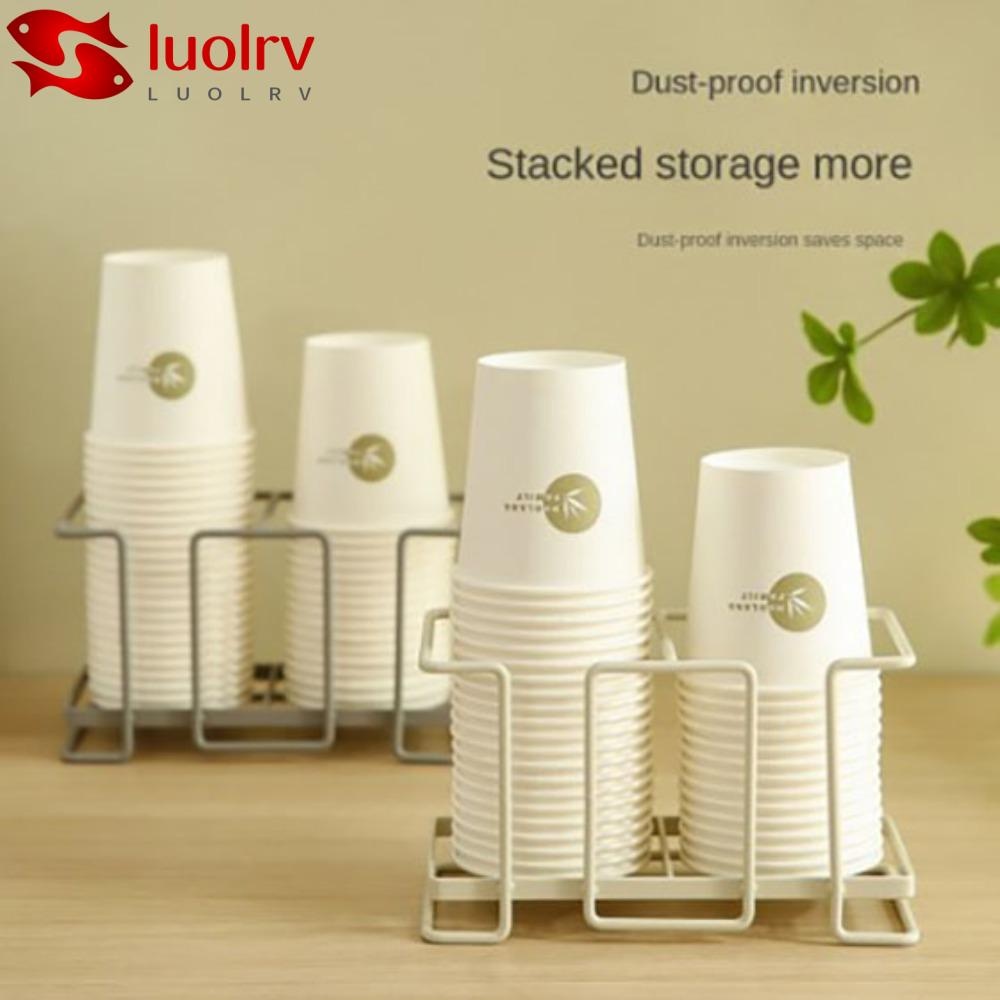 LUOLRV Disposable Cup Picker, Smooth Surface Dustproof Paper Cup Holder ...