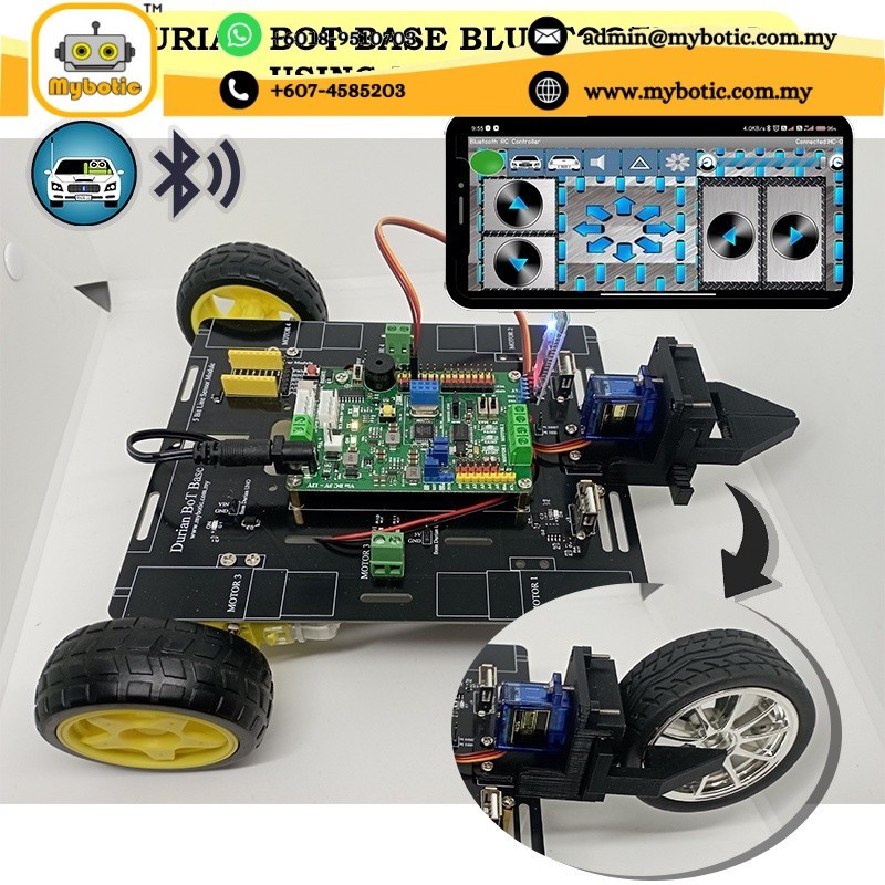 Arduino Stem Rbt Project Arduino Durian Bot Base Bluetooth Car Using 2634