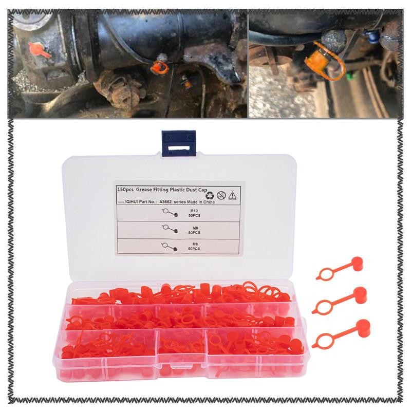 [MCA] 150 Pieces , Fitting Caps Brake Bleeder Caps, Brake Bleed ...
