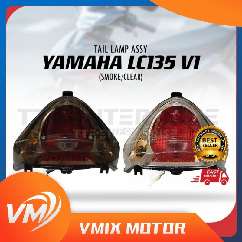 YAMAHA LC135 V1 TAIL LAMP ASSY (CLEAR/SMOKE) | Shopee Malaysia