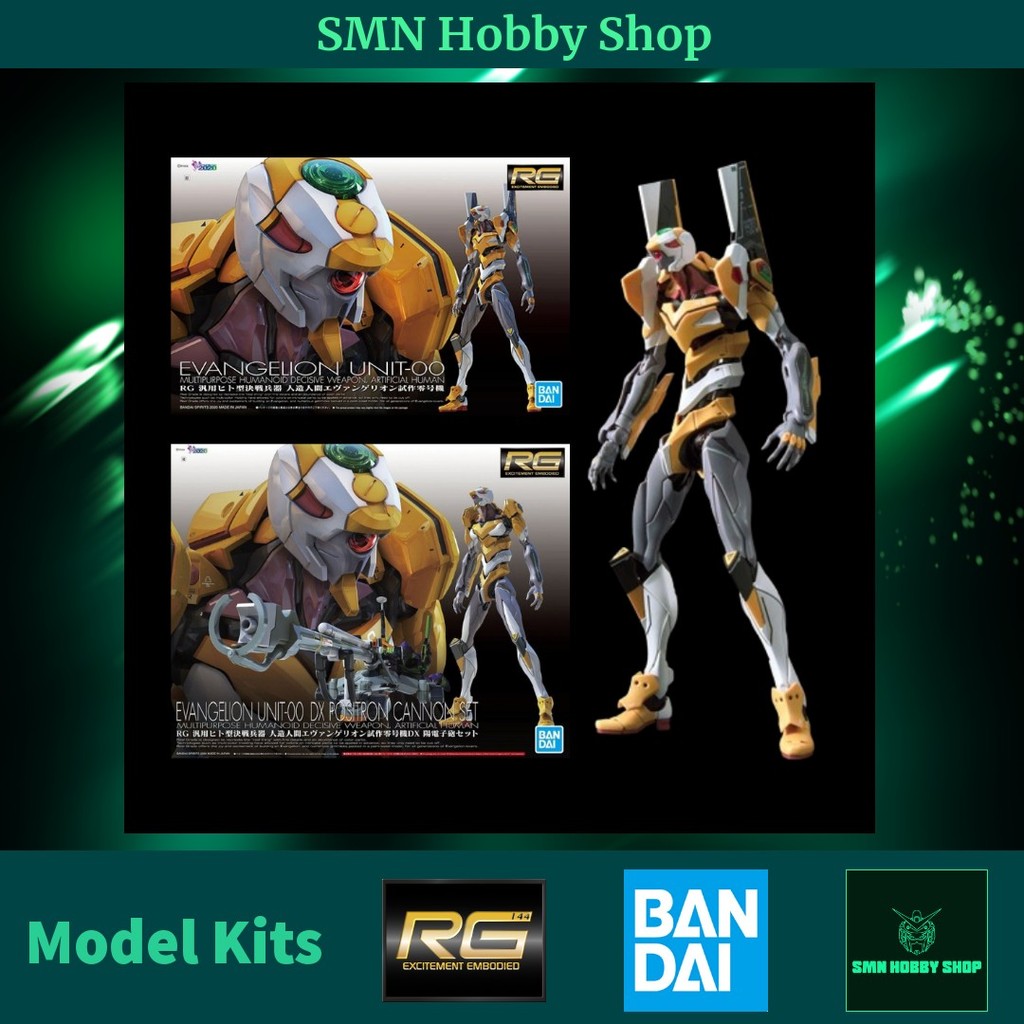 RG 1/144 EVA Prototype Unit-00 DX Deluxe/Normal Edition Toys Plastic ...