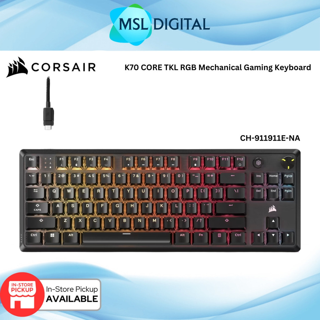 Corsair K70 CORE TKL RGB Mechanical Gaming Keyboard | Shopee Malaysia