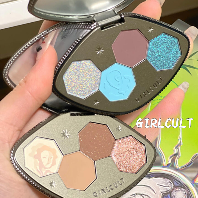 GIRLCULT Eyeshadow Palette 构奇眼影盘修容粉质细腻 Contouring Palette Shimmery Matte Fine Powder | Shopee ...