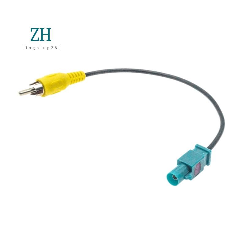 For Mercedes-Benz Rear View Camera Adapter Cable Fakra to RCA Connector ...