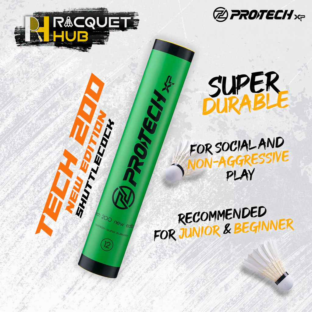 Protech Tech 200 Badminton Shuttlecocks | Shopee Malaysia