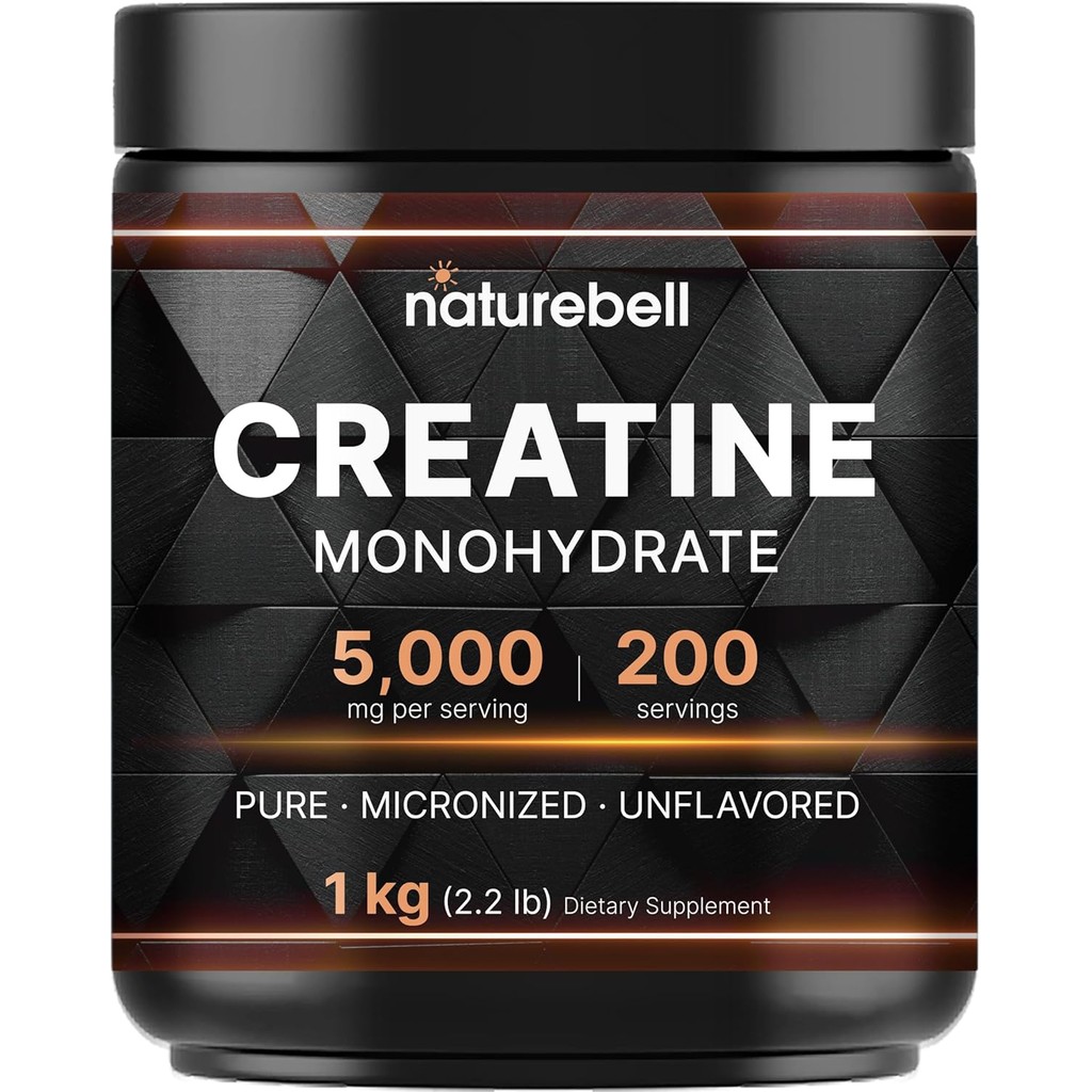 Creatine Monohydrate Powder 1,000g, 5,000mg Per Serving | Micronized ...