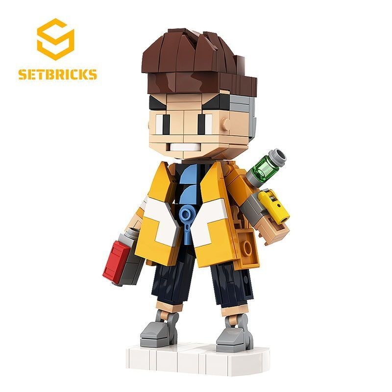 MOC Cyberpunk Edge Walker David Image Square Head Small Particle ...