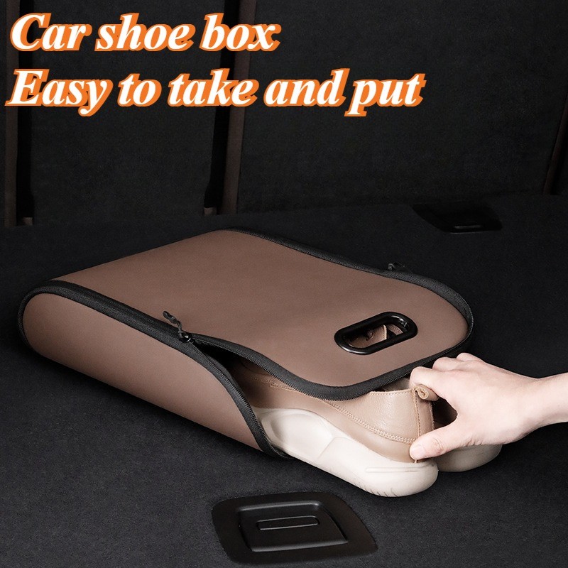 Portable Dustproof Car Shoe Storage Box Space Saving Wear-resistant ...