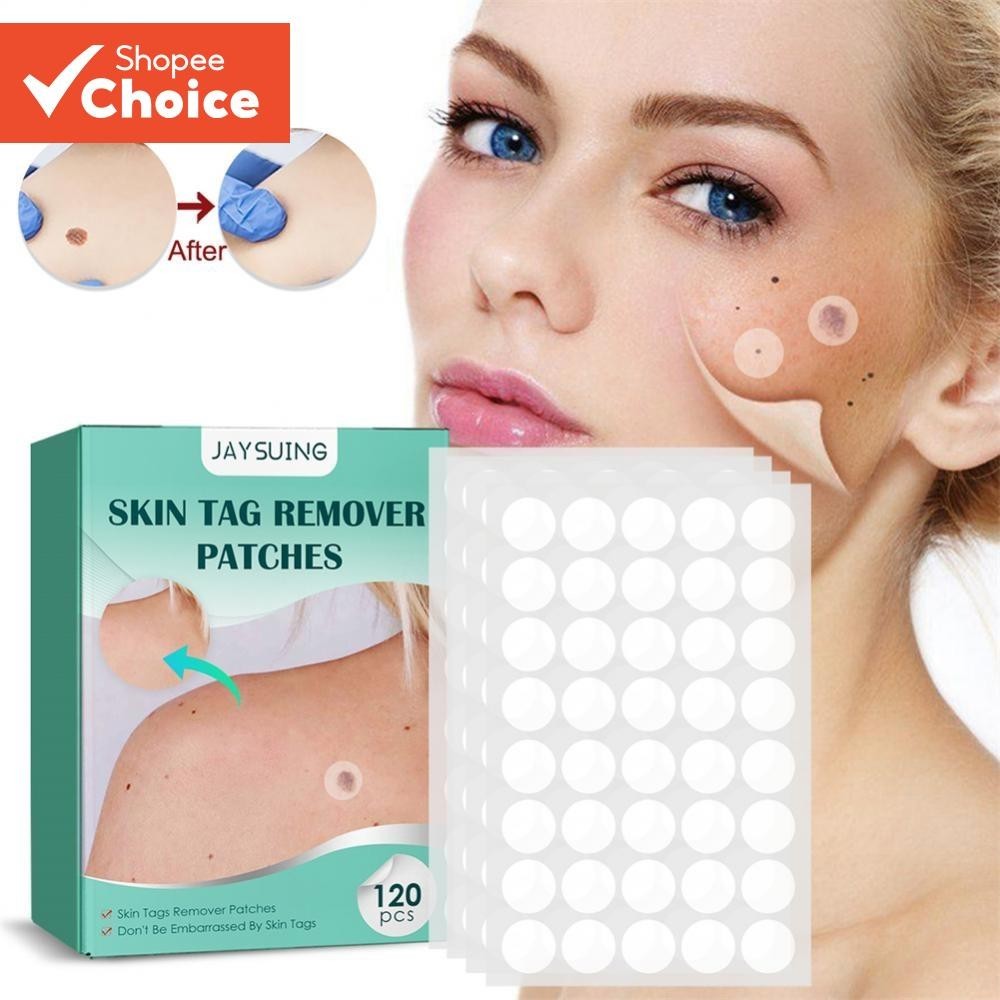 120pcs Wart Ta g Remover Patch Facial Acne Pimple Patches Skin Tag Mole ...