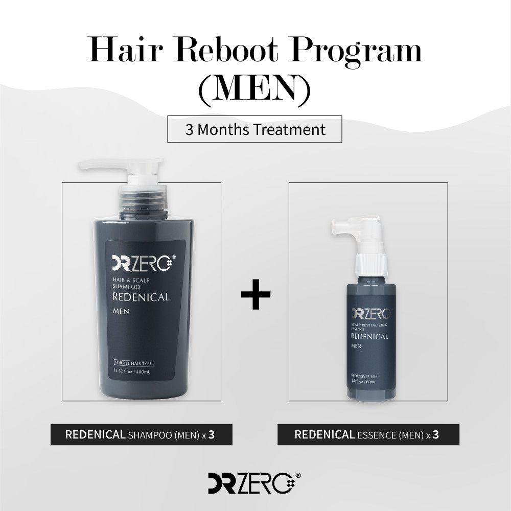 Dr Zero 3 Months Treatment for Men | Reduce Hair Excess Sebum Secretion ...