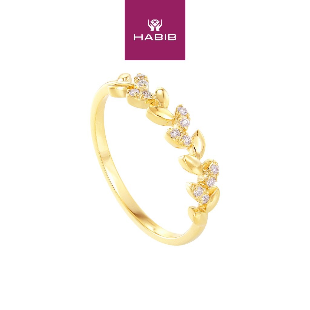 HABIB Diamond Ring in 375/9K Yellow Gold 260770421(YG) | Shopee Malaysia