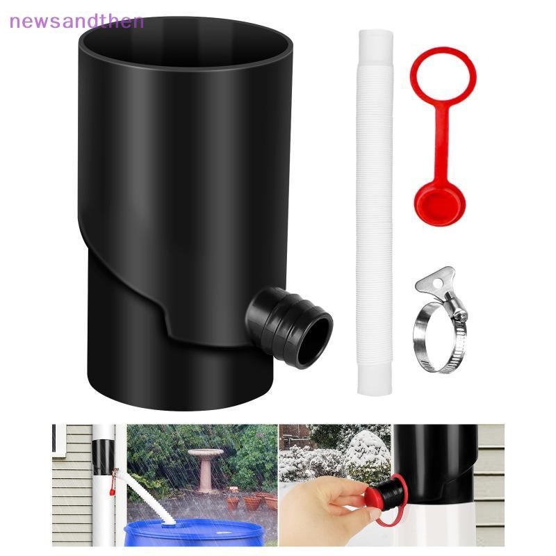 newsandthen Rain Water Collection System Yard Gutter Drain With Hose ...