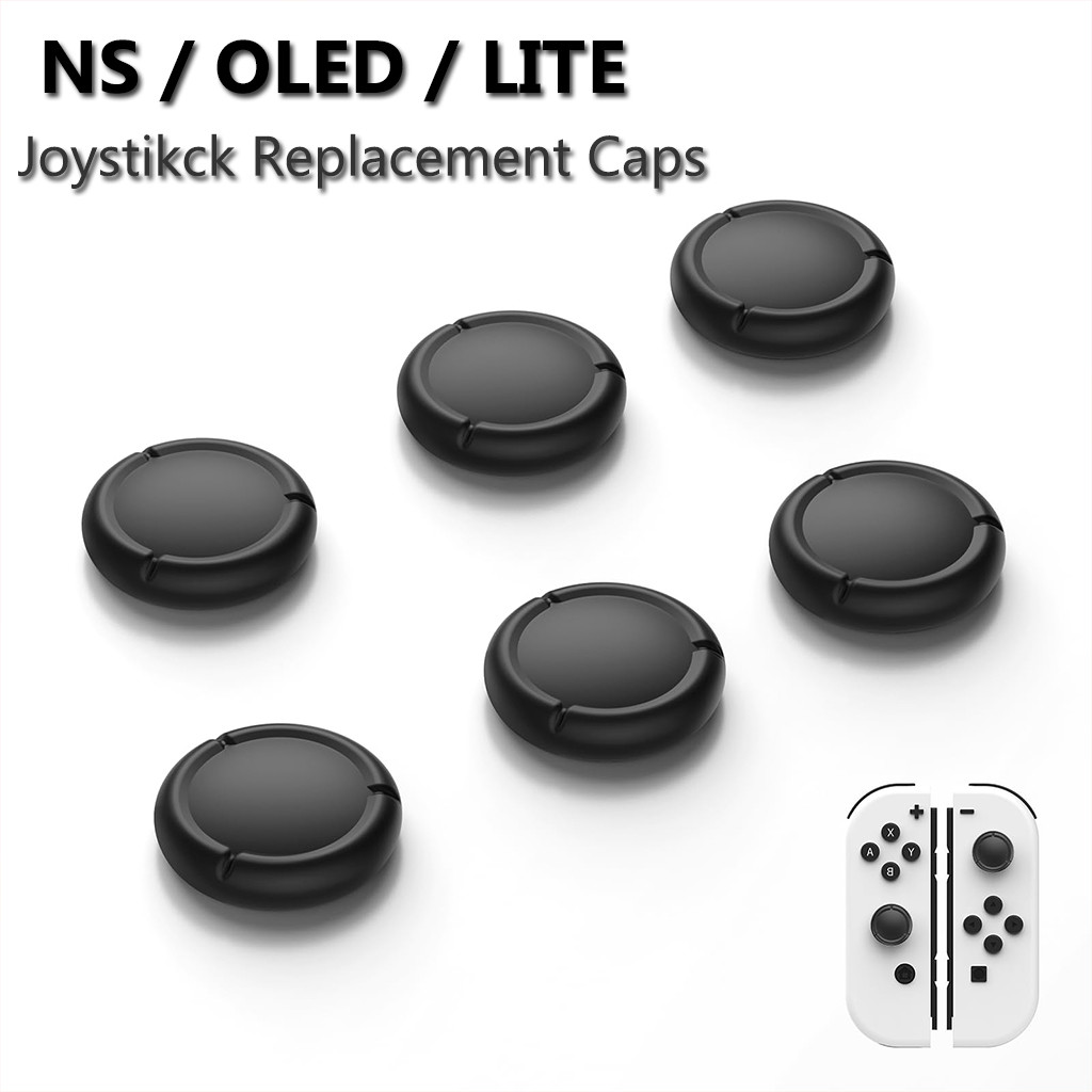 Joystick Replacement Cap Thumb Grips for Switch/OLED/Lite, 6 PCS Anti ...