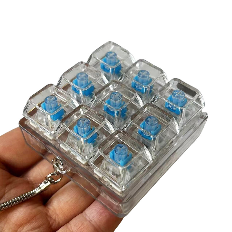 [T&B Aug] 4/9 Keys Mechanical Keyboard Axis Tester LED Keyboard Key ...