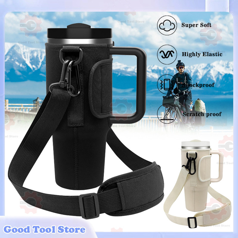 Tumbler Bag Bottle Beg Protector Sleeve with Strap Bottle Holder Beg ...