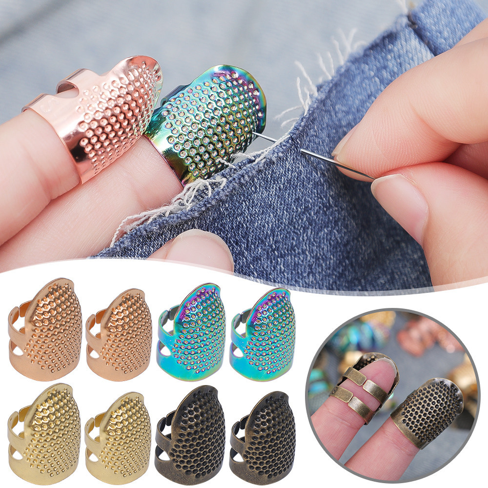 3/5/10Pcs Retro Finger Protector - Sewing Finger Protection Cover ...