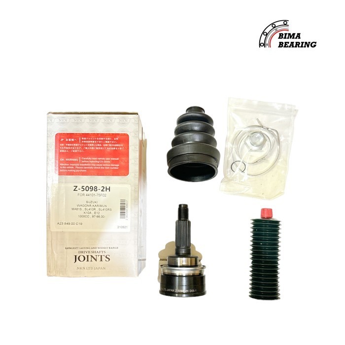 Cv JOINT OUTER SUZUKI KARIMUN WAGON R 2013-2019 AT MT NKN JAPAN KOKEL ...