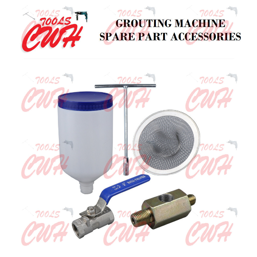 GROUTING MACHINE SPARE PART ACCESSORIES ALAT GANTI MESIN PU FOAM ...