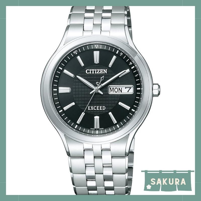 Citizen Exceed Eco-Drive Radio Controlled Watch Day & Date AT6000-52E ...