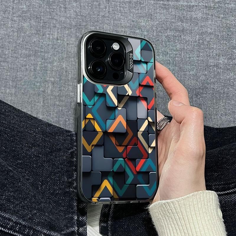 Iphone Case, Creative Cube Design, Shockproof, Compatible with iPhone ...