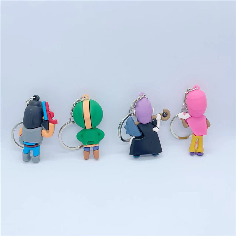 Brawl Stars Plush Keychain Bag Hanging Ornament Kawaii Keychain Doll ...