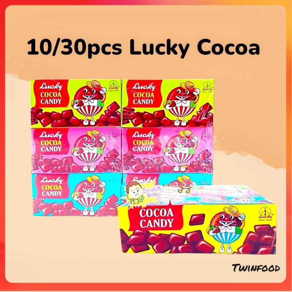 30pcs Lucky Cocoa Ball Childhood Snack Chocolates Sweet Candy | Shopee ...