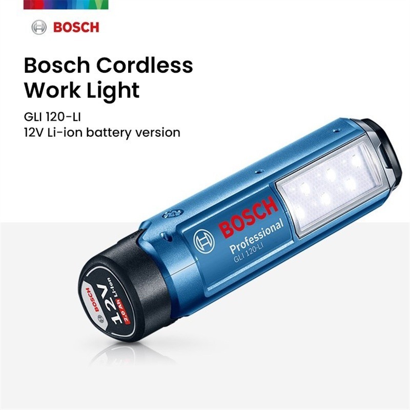 Bosch GLI 120 Lamp Illuminator Carton Solo 6 LED Handheld Rechargeable ...