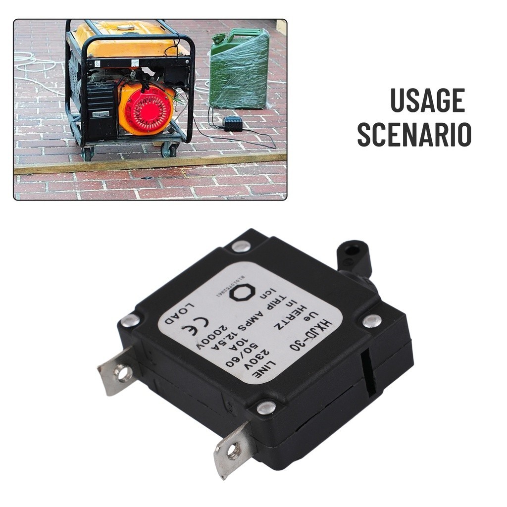 [TWILIGHT] Generator Circuit Breaker 2-3kW 10A Power Switch 168F/170 3 ...