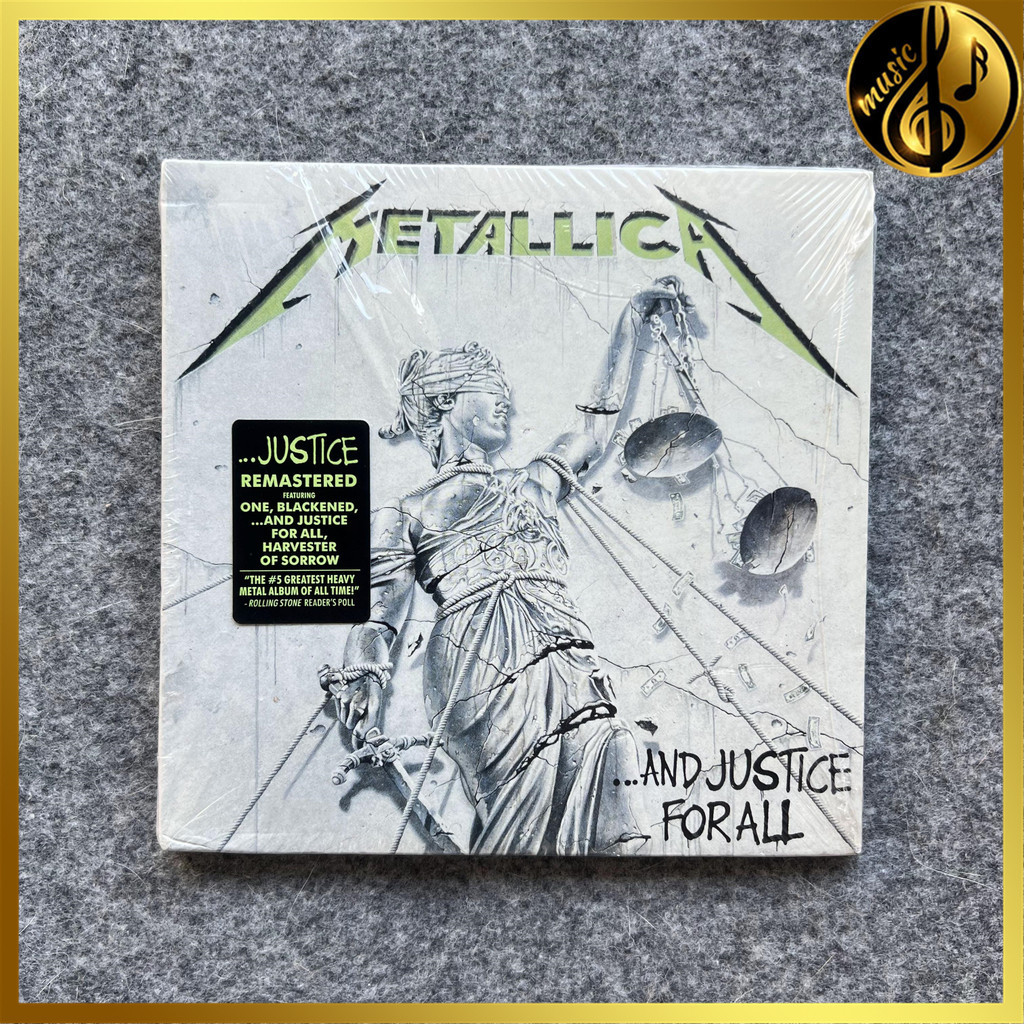 Metallica And Justice For All Remastered CD Original Album [Sealed ...