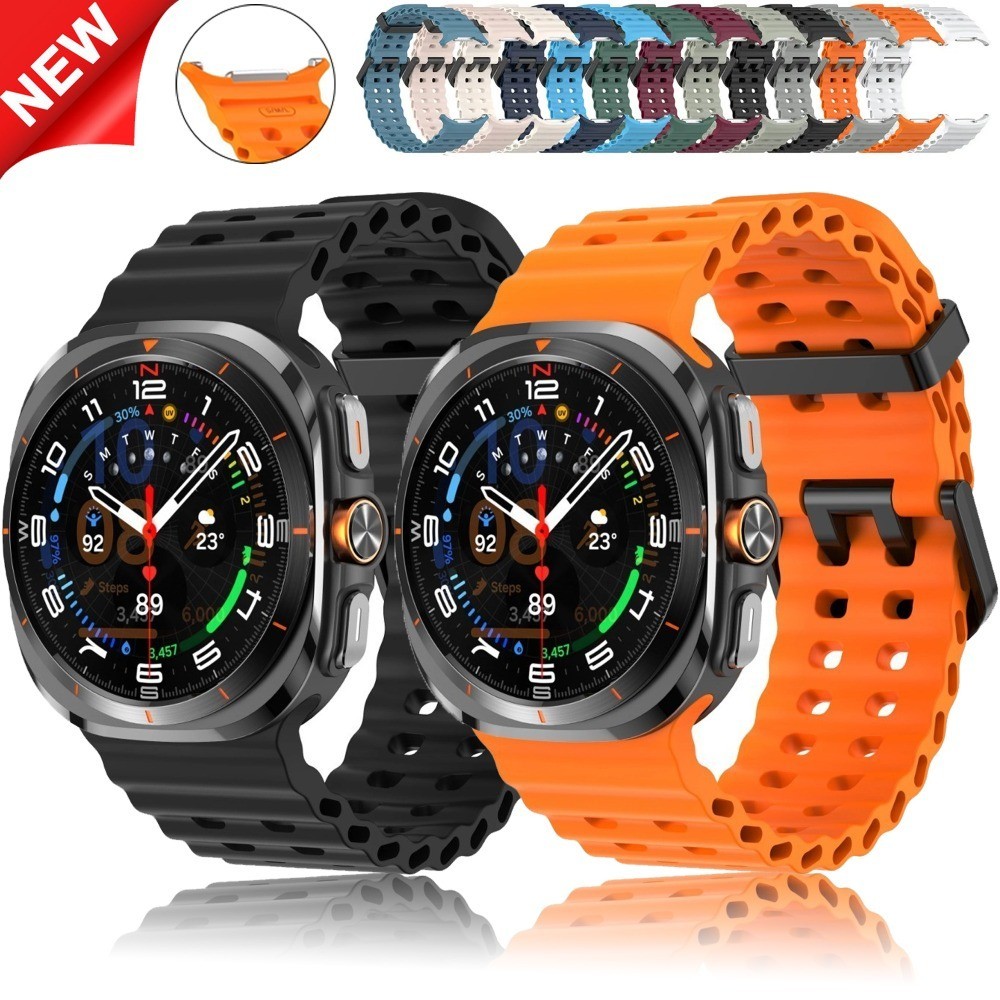 Sports waterproof strap For Samsung Galaxy Watch 7 Ultra 47mm No Gaps ...